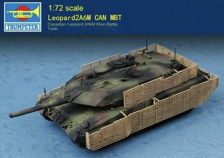 Trumpeter 07193 1/72 Канадский modern Leopard 2A6M CAN MBT сборная модель танка