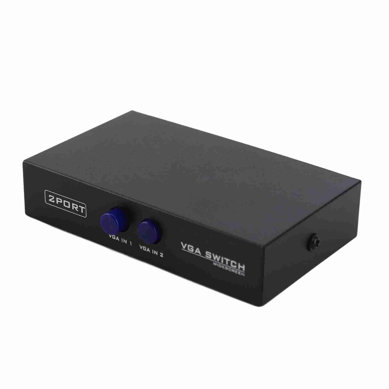 2-порт VGA 15pin 1920 1440, металл, 2в1, переключатель, ПК/ТВ