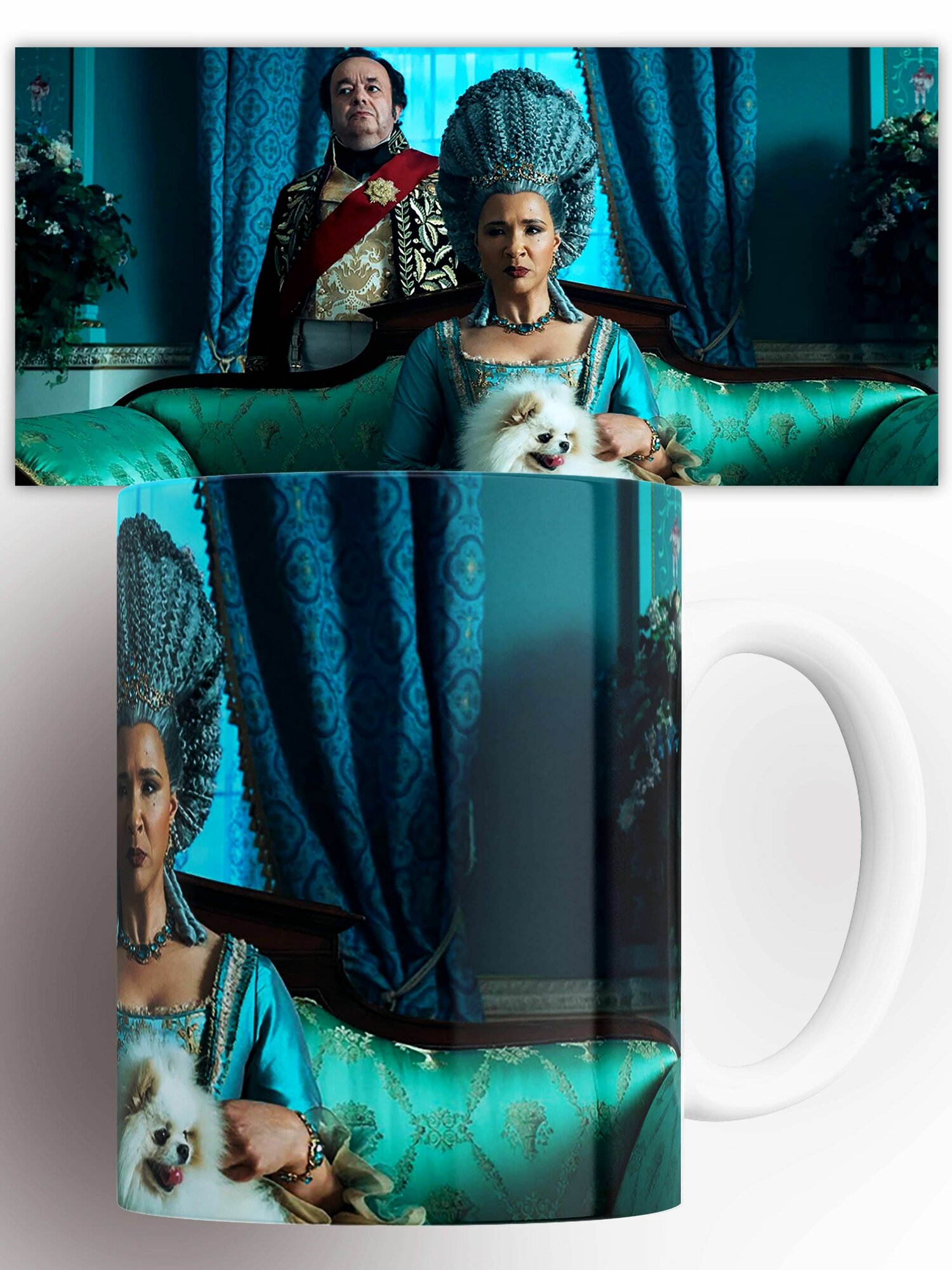 Кружка сериал Королева Шарлотта: История Бриджертонов Queen Charlotte: A Bridgerton Story 330 мл