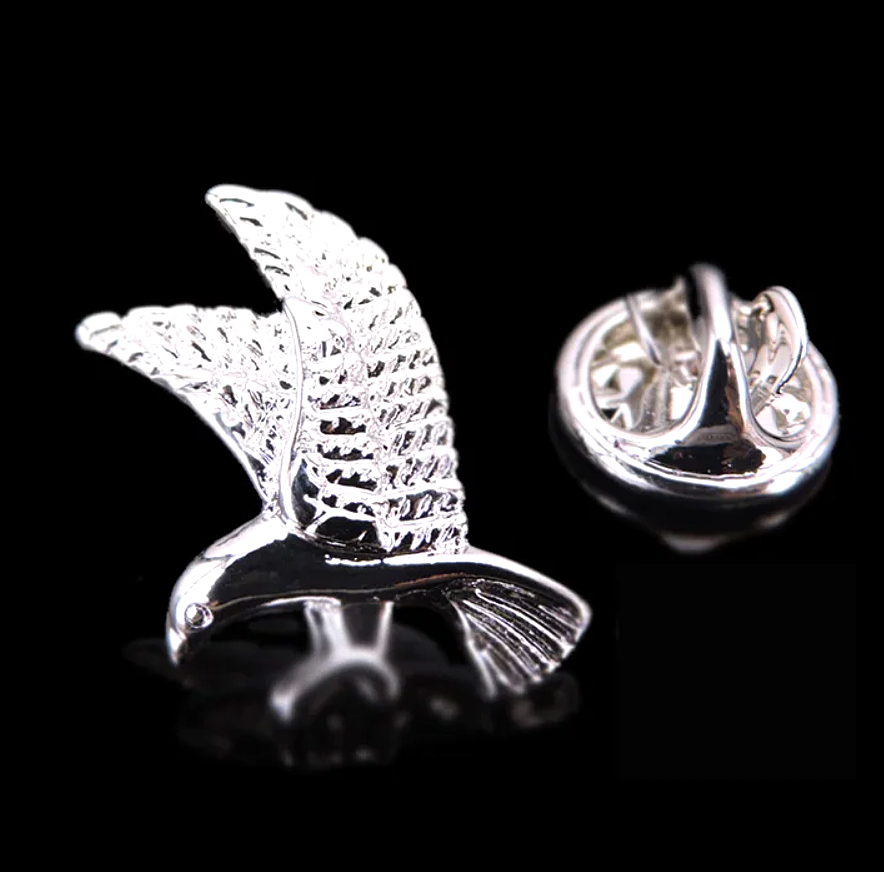 Значок на рюкзаки , одежду и кепки "Птица"/ Премиум линейка значков