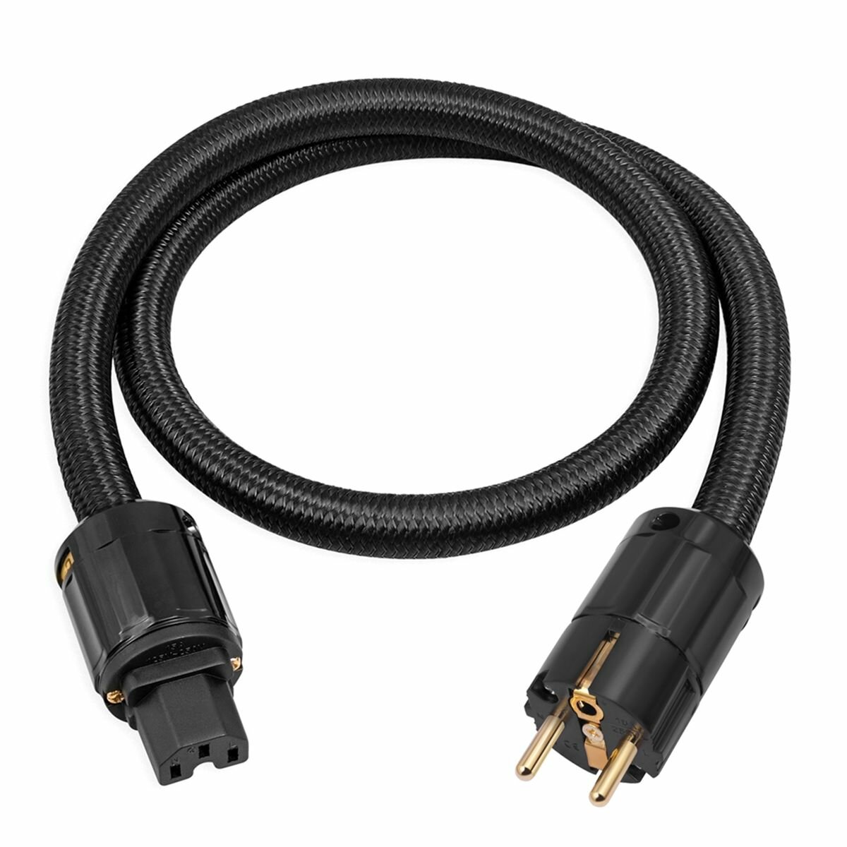 12AWG HiFi Силовой Кабель, Кабель EU 100 См
