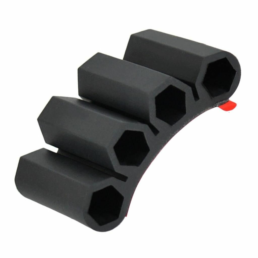 Магнитный держатель бит с клейким креплением для 1/4-дюймовых шестигранных бит, 1 упаковка