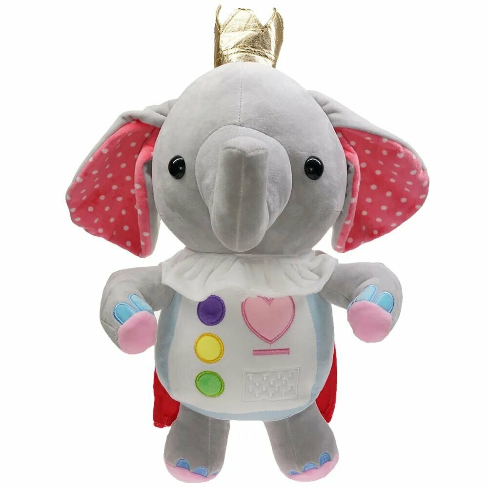 Мягкая игрушка ", слоны, хлопок, 45 см, 45cm
