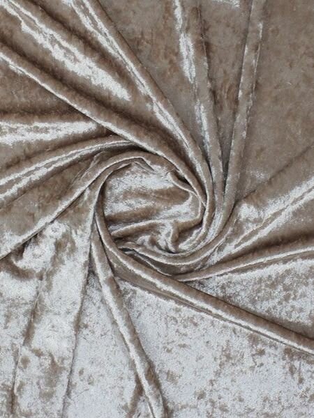 Бархат ткань, бежевый цвет, 1,4х6м