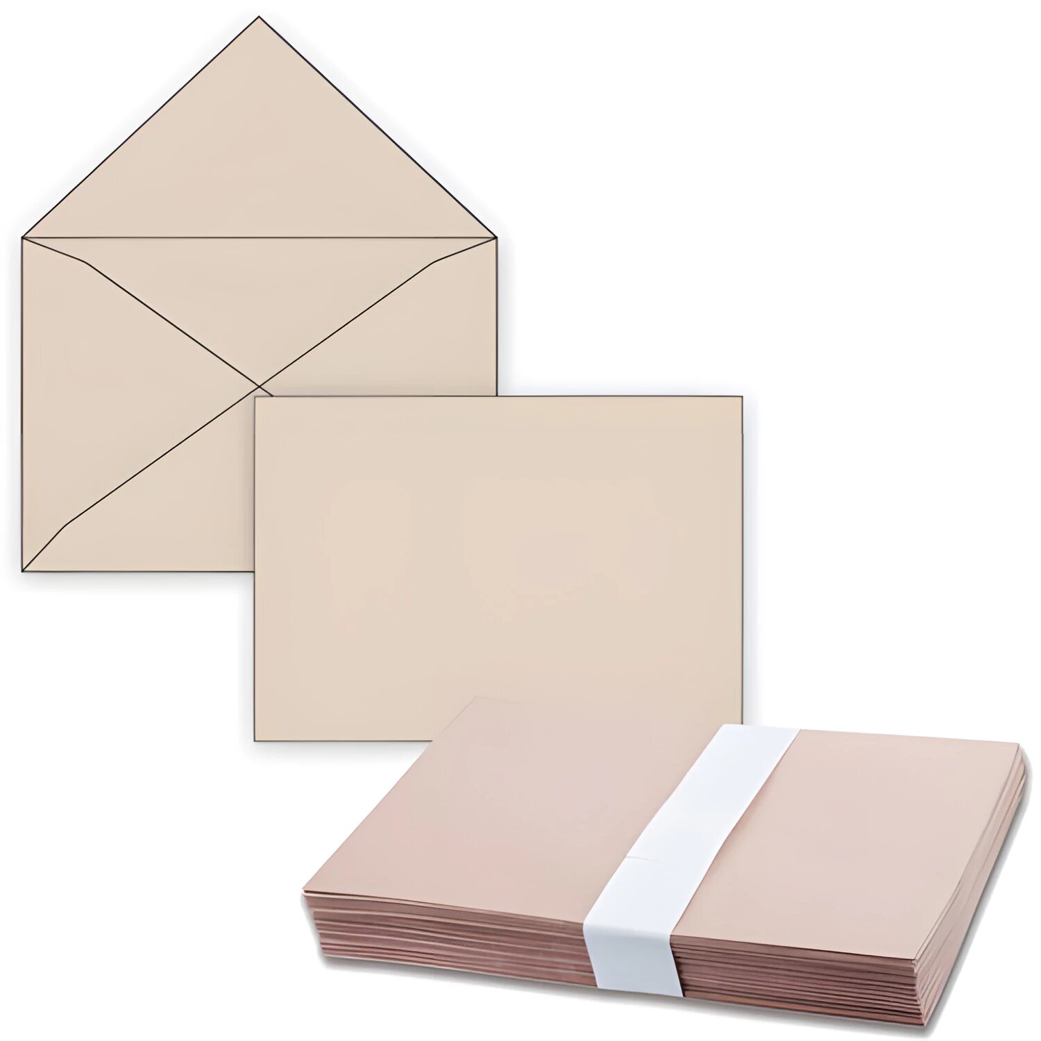 Конверты С4 (229324 мм) крафт, без клея, 90 г/м2, комплект 500 шт, треугольный клапан