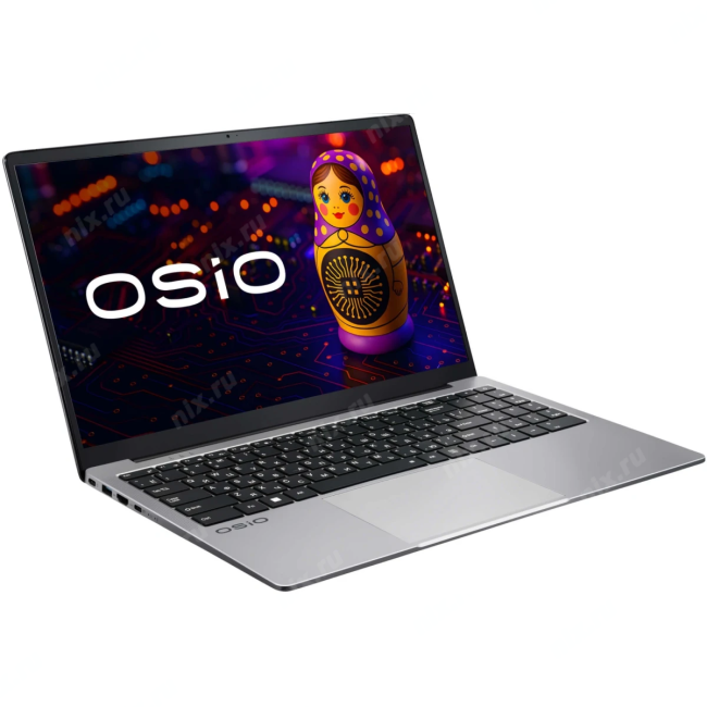 F150A-026 Osio FocusLine Ryzen 5 5560U 16Gb SSD512Gb 15" IPS (1920x1080) Win11 grey 6000mAh — фото 1
