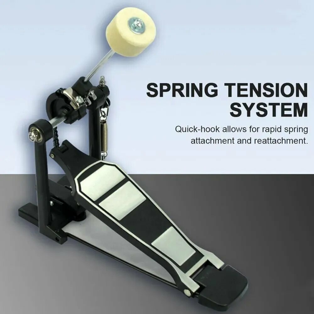 Одиночный педальный молоток для барабанов с полками педаль для барабана