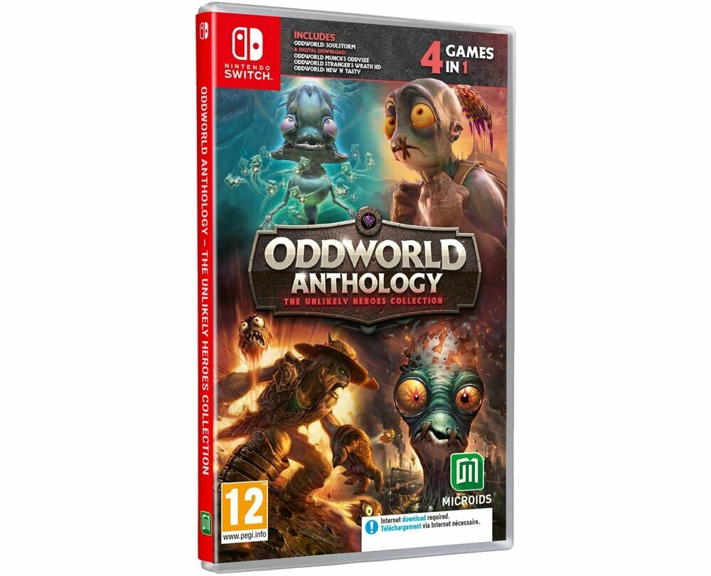 Oddworld Anthology The Unlikely Heroes Collection для Nintendo Switch (русские субтитры)