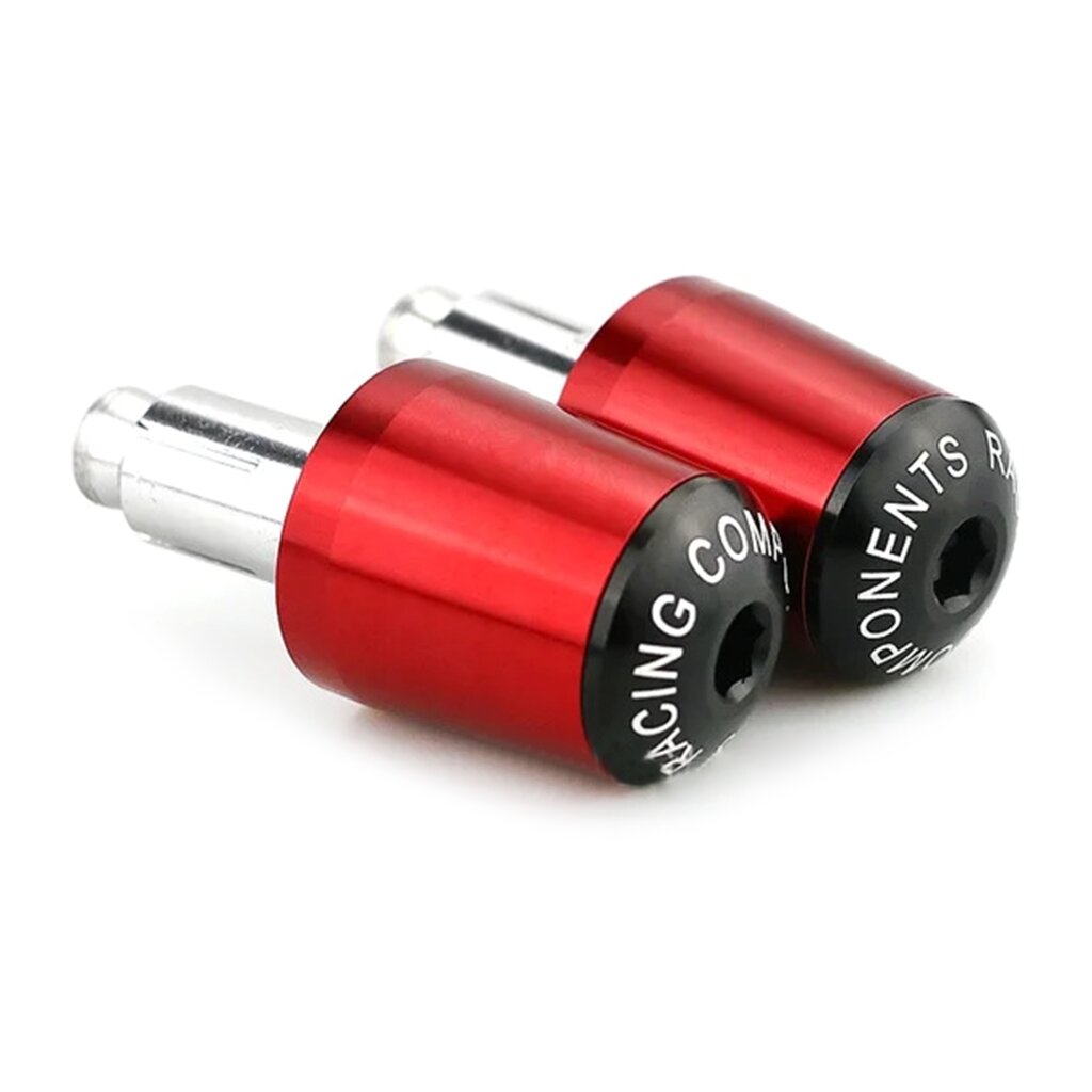 2pcs алюминиевый руль заканчивается, красный