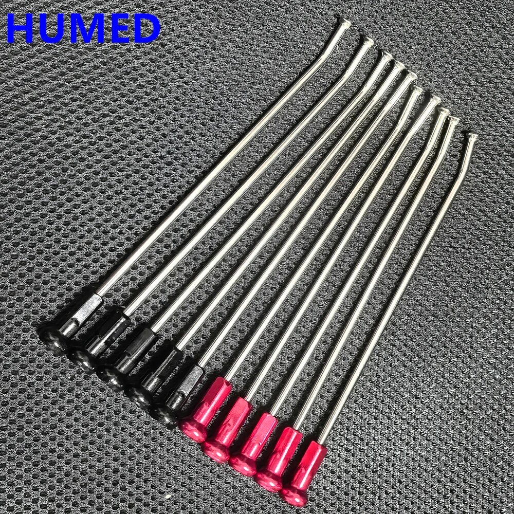 Индивидуальные спицы для внедорожного мотоцикла, диаметр 9G, 3,5 мм, нержавеющая сталь 304, для колеса мотоцикла электронного велосипеда, стальная проволока 185mm nipple black