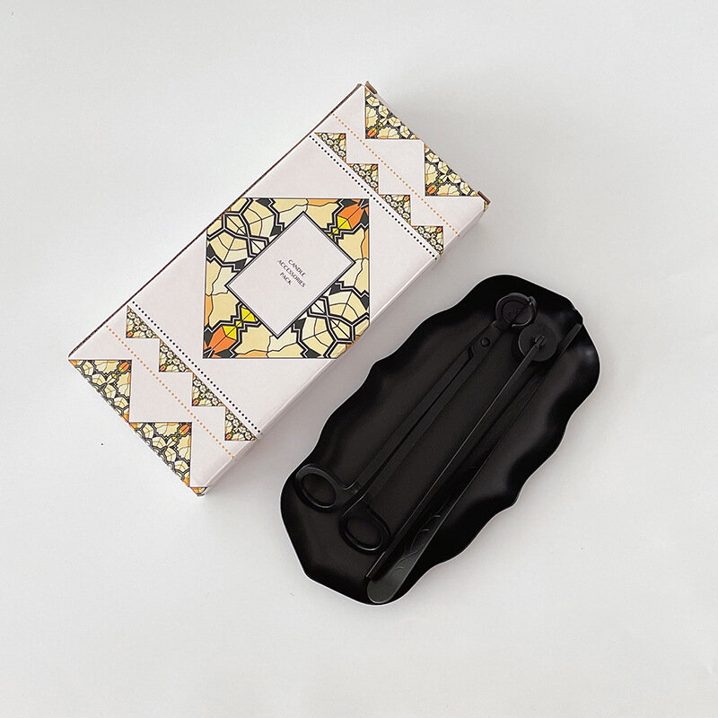 Набор инструментов для ароматерапии: ножницы для свечей, крючок для фитиля, гаситель для свечей, колокольчик для свечей, аксессуары для свечей, цветная коробка