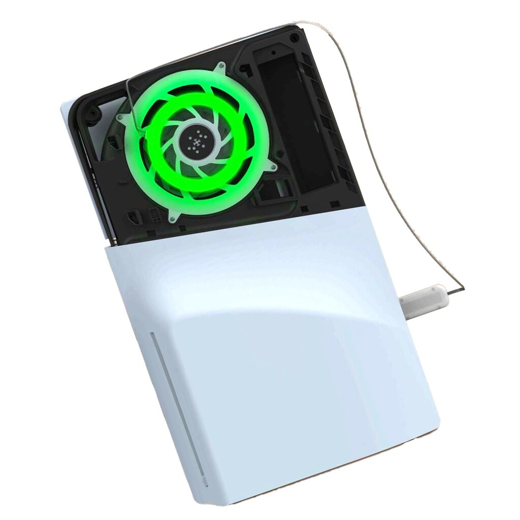 LED Light Strips for Gaming Console,7 Colors Decals Decoration Accessories with Remote Control