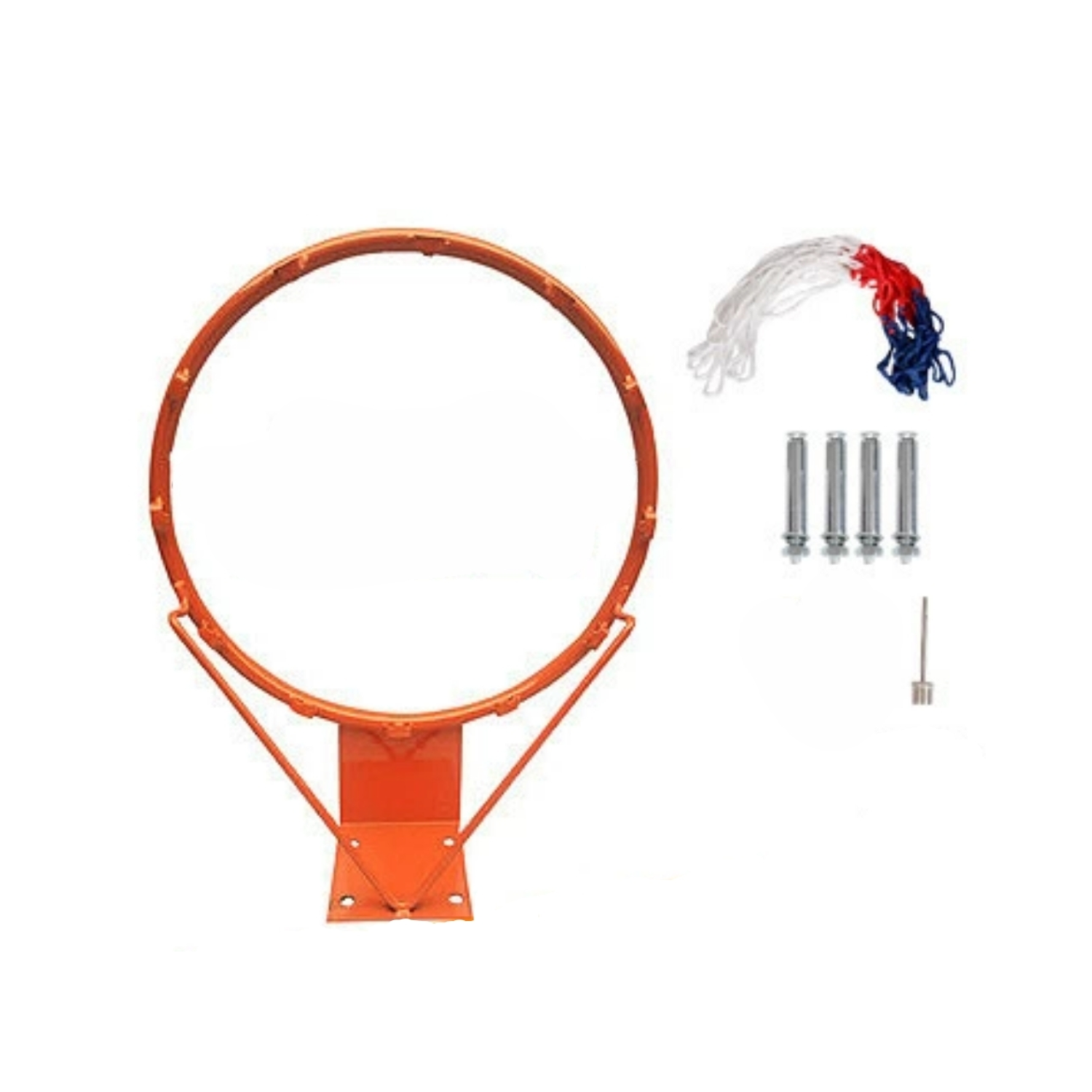 Набор для баскетбола подвесной кольцо Heavy Duty стальная монтируемая рама для взрослых и детей, диаметр 450 мм (1-4#), 350 мм (5#), для помещений и улицы, материал сталь, тип 1#(hollowstyle), 2#(solidstyle), 3#( style), 4#(quality style),