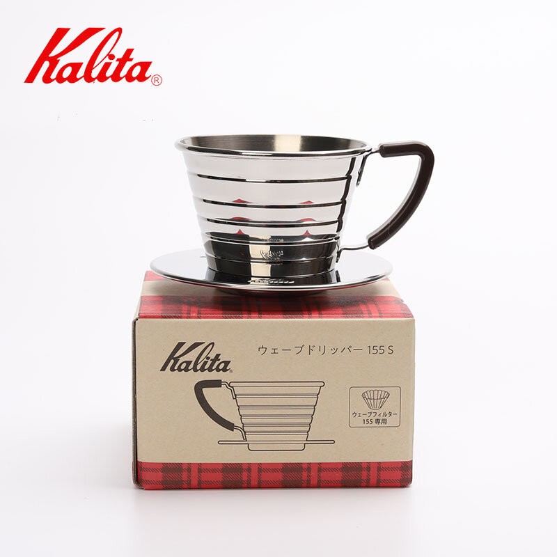 Японский оригинальный KALITA кофейник из нержавеющей стали, корзинного типа, для наливного кофе, размер 155/185