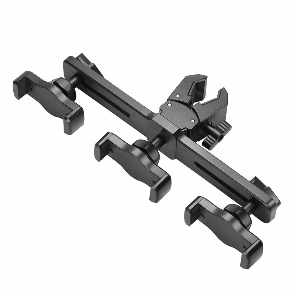 H132 с тремя камерами + держатель для мобильного телефона B2 кронштейн для прямой трансляции-держатель для трех мобильных телефонов