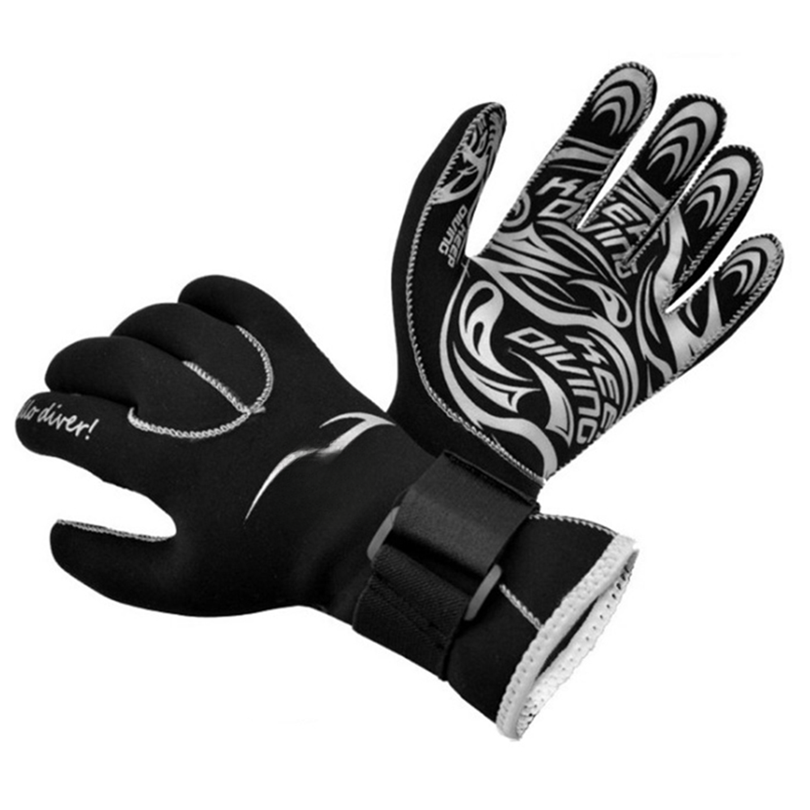 Рукавицы для дайвинга Женщины Мужчины 3 мм Неопрен Рукавицы для снорклинга Для снорклинга Плаванья Сёрфинга Каякинга Дайвинга Размеры S M L XL Материал 3мм Неопрен и Нейлон Вес упаковки 160 г 1 Пара Рукавиц