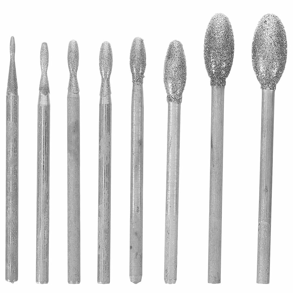 8 Алмазных Буров Для Полировки Металла И Ювелирных Камней Размер 4 50X0 70X0 70Cm
