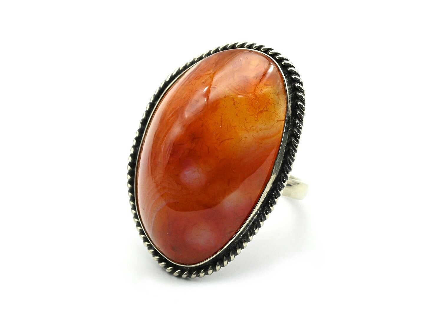 Кольцо, сердолик