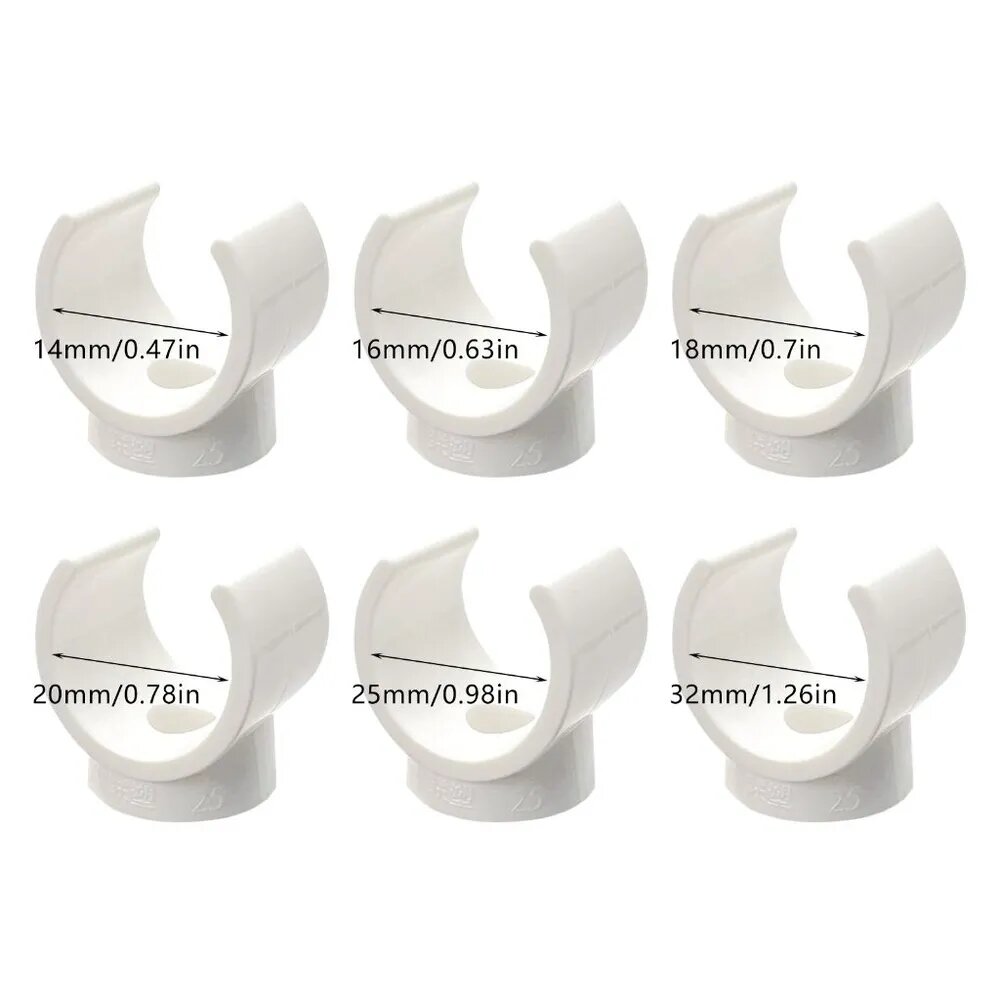 Пластиковые хомуты для труб для крепления труб, 100 шт. Размеры: 14-32 мм - 2632