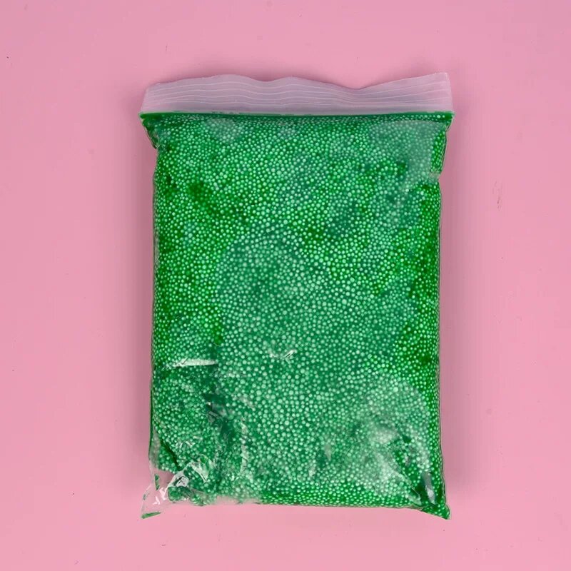 Чисто-зеленая снежная глина для творчества, 100г, нетоксичная, подходит для детских поделок