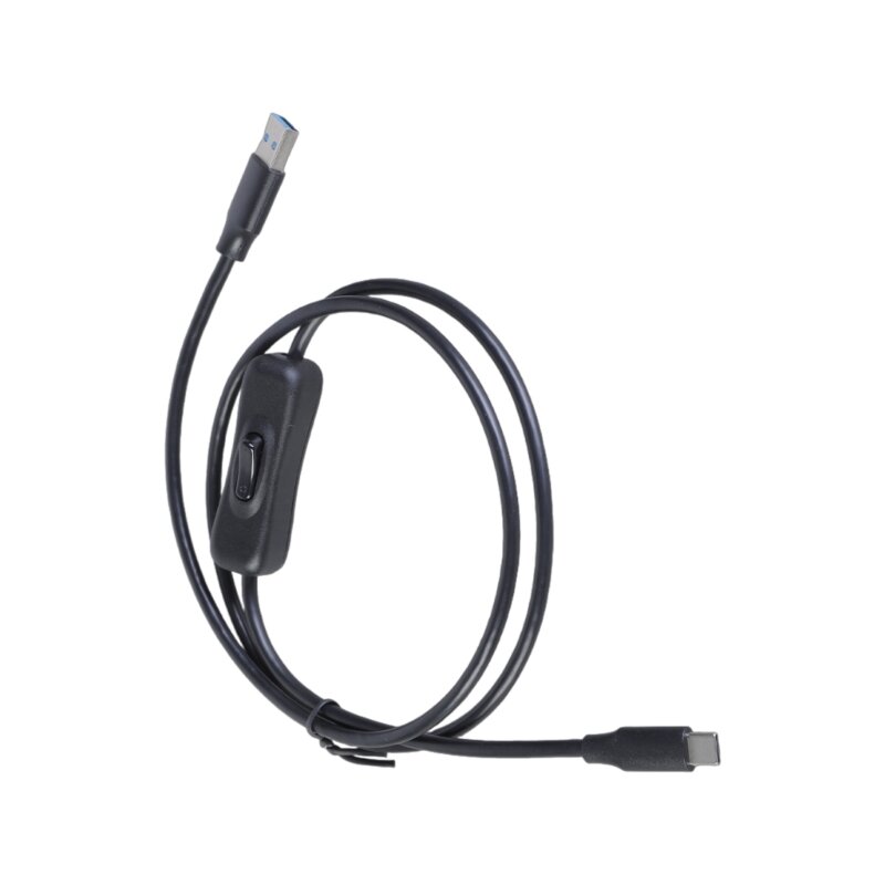 Кабель для передачи данных с разъемом USB3.0 revolution Type C с переключателем-60 см
