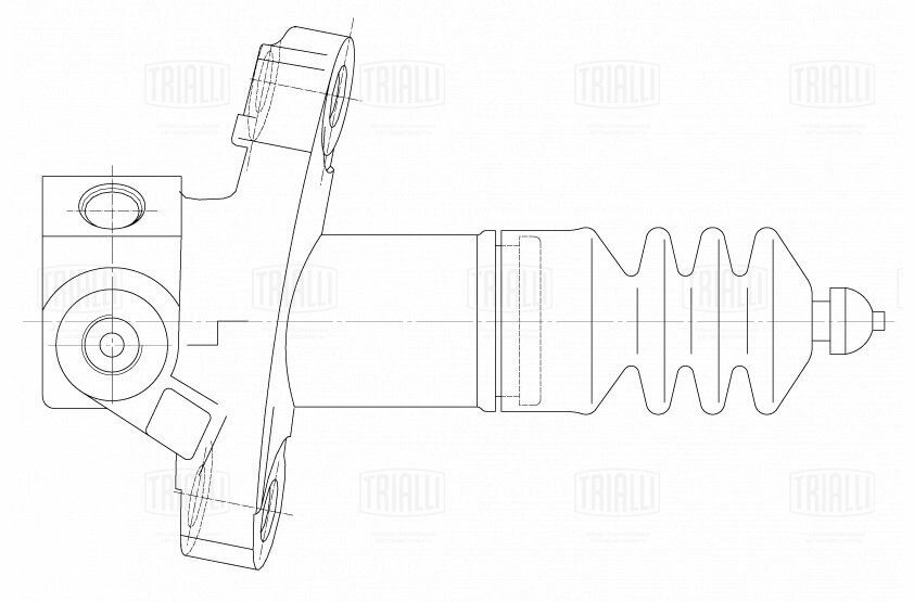 Цилиндр сцеп. для а м Chevrolet Aveo 02- рабочий TRIALLI CF 931
