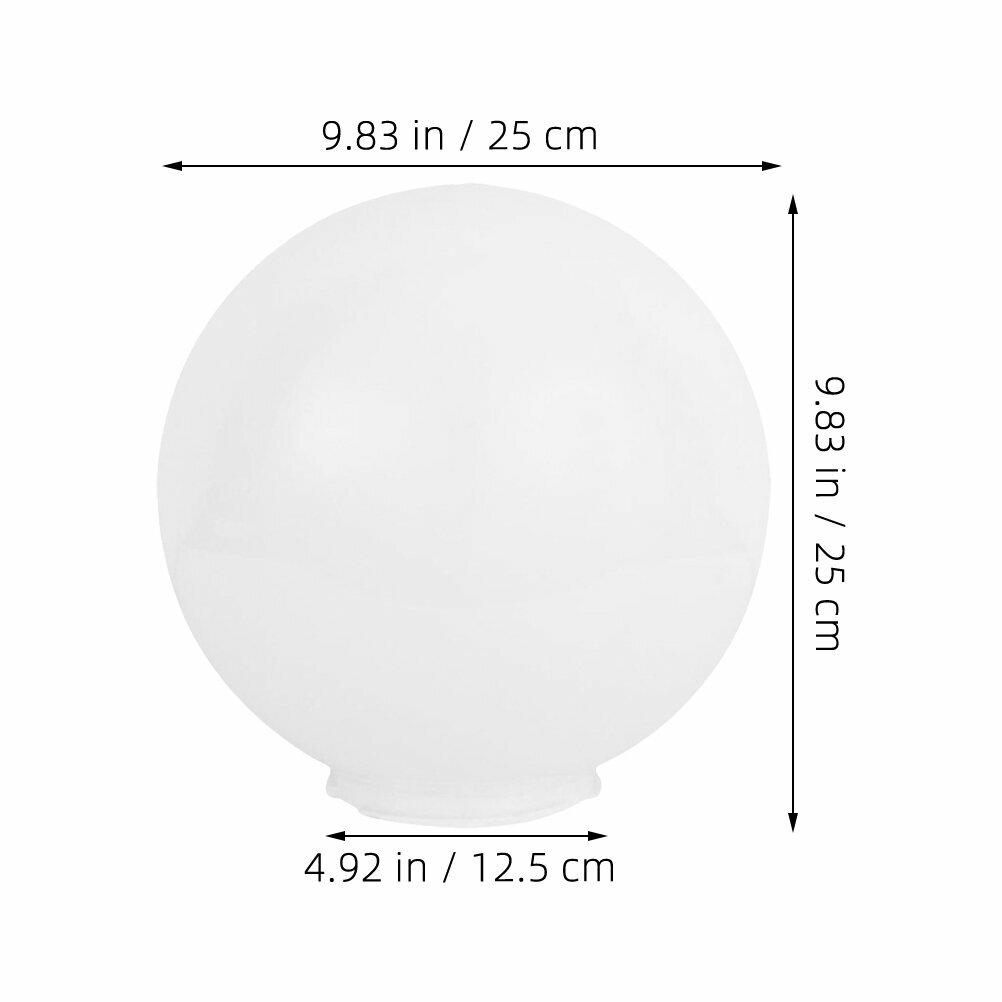 Светильник Из Акрила Глобус Сферическая Покрышка Для Улицы И Сада 25.00X25.00X25.00Cm