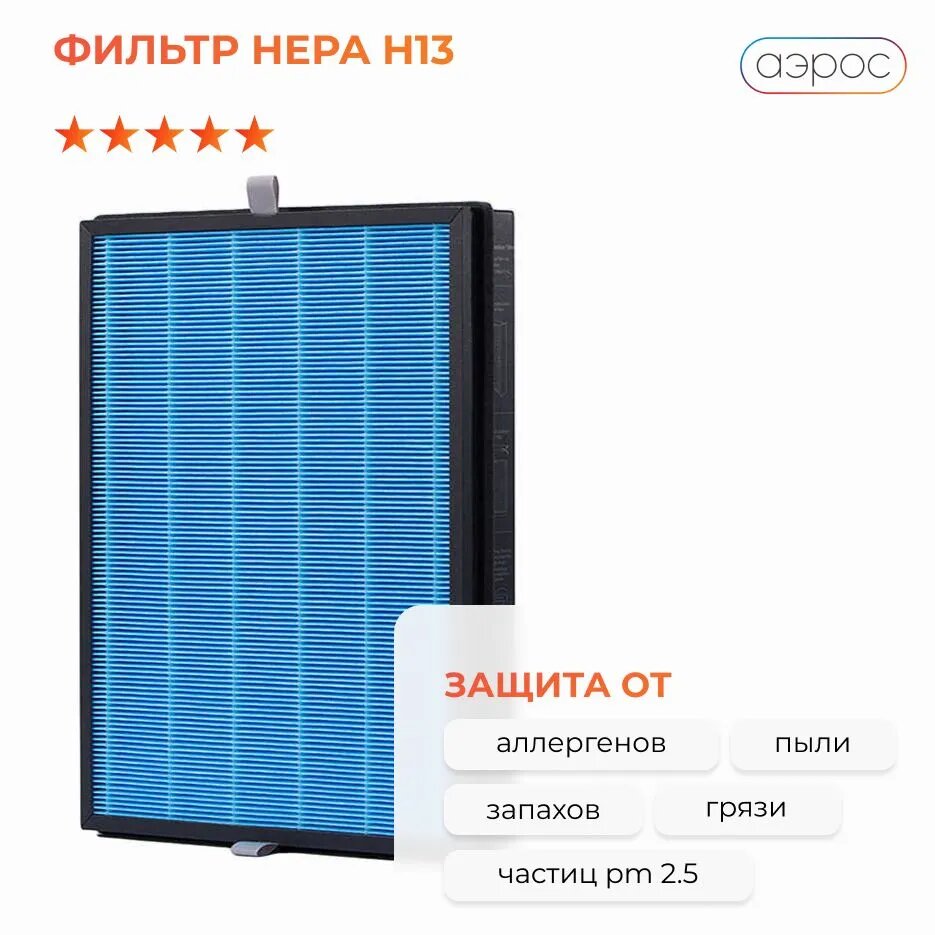 Фильтр нера H13 для XIAOMI SMARTMI FRESH AIR SYSTEM WALL MOUNTED XFXTDFR02ZM