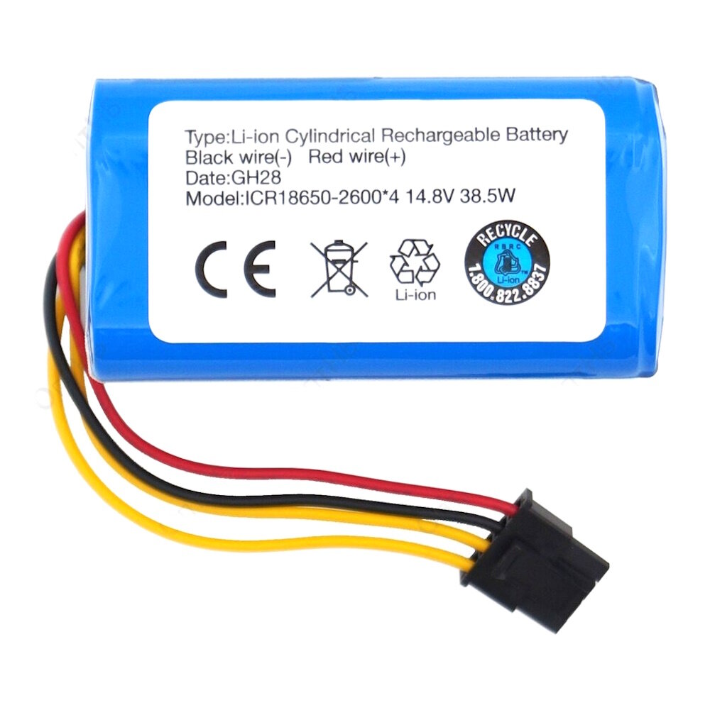 Аккумулятор для пылесоса REDMOND RV-R500, ECHO 520, BONA18650-MF1, 14.8V, 2600mAh, OEM