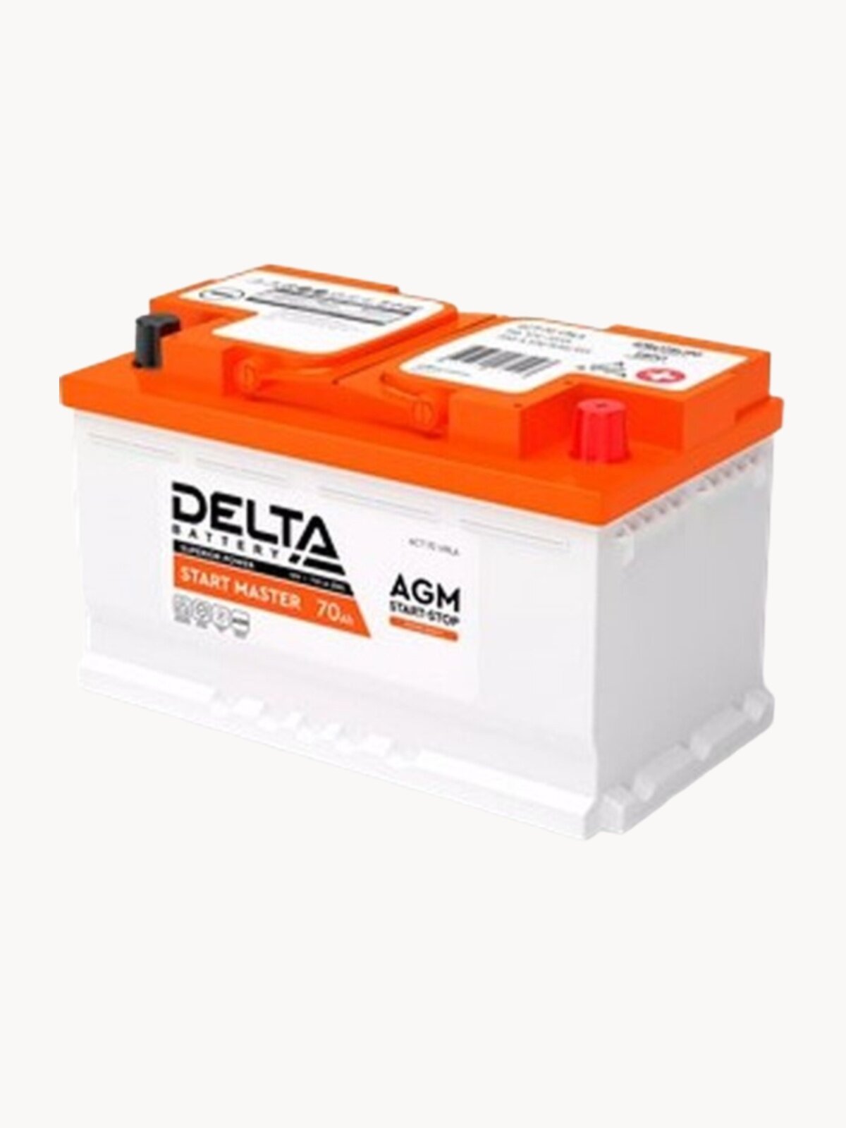 Автомобильный аккумулятор Delta Battery DELTA START MASTER 70 Ah AGM