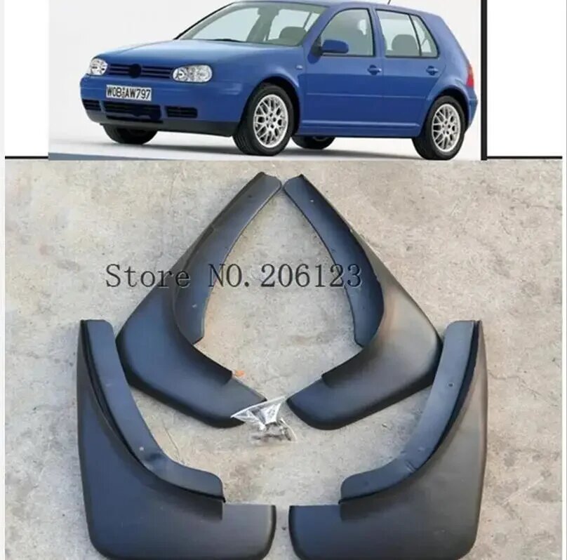 Автомобильные брызговики для VW Golf 4 Mk4 IV Bora Jetta 1998-2005, брызговики, передние и задние крылья, брызговики