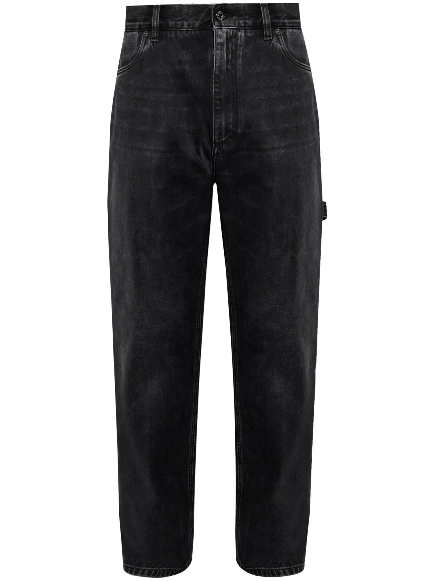 Джинсы Прямые джинсы с аппликацией 