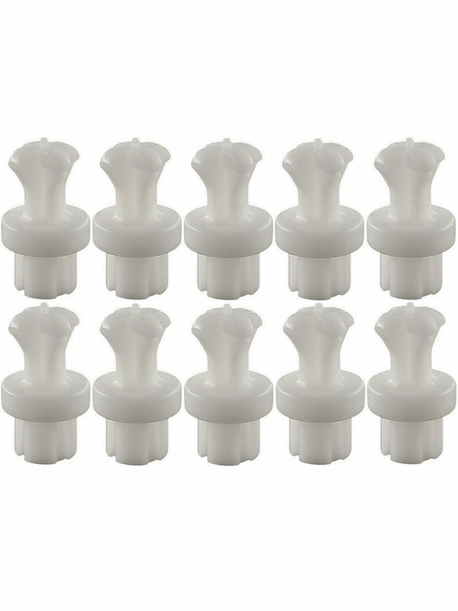 Хвостовик 10шт для ножа измельчителя тип 2 (увеличенный ободок) белый блендера Redmond, RED, Polaris