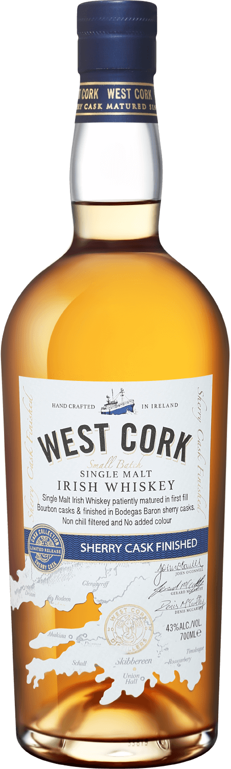 West Cork Small Batch Sherry Cask Finished Single Malt Irish Whiskey