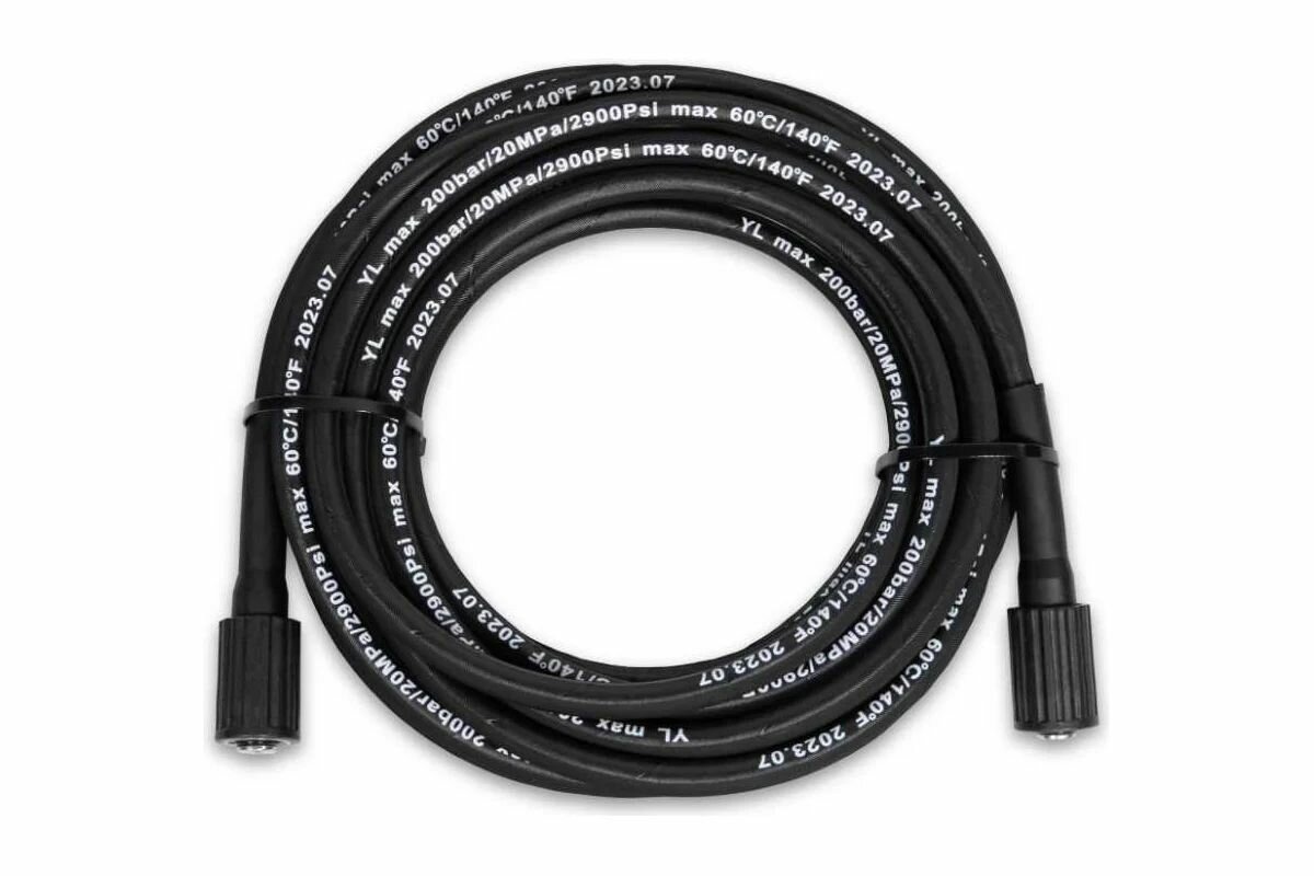 Шланг напорный армированный 10 м, M22x1.5 мм, 200 бар, 60 С Champion HP3300 C8156