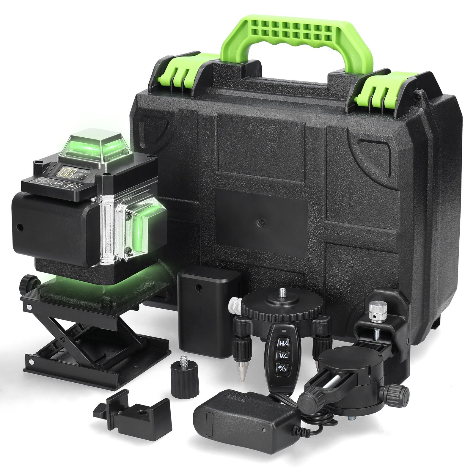 Компактный выравнивающий уровень с 16 линиями и углом наклона 3° для укладки напольной плитки.