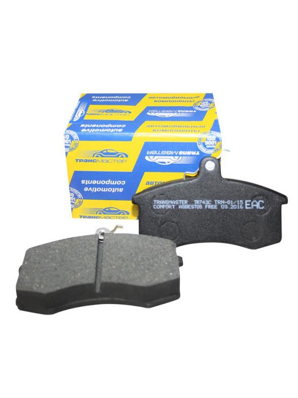 Колодки тормозные дисковые передние для а/м ВАЗ 2108 TRANSMASTER Comfort