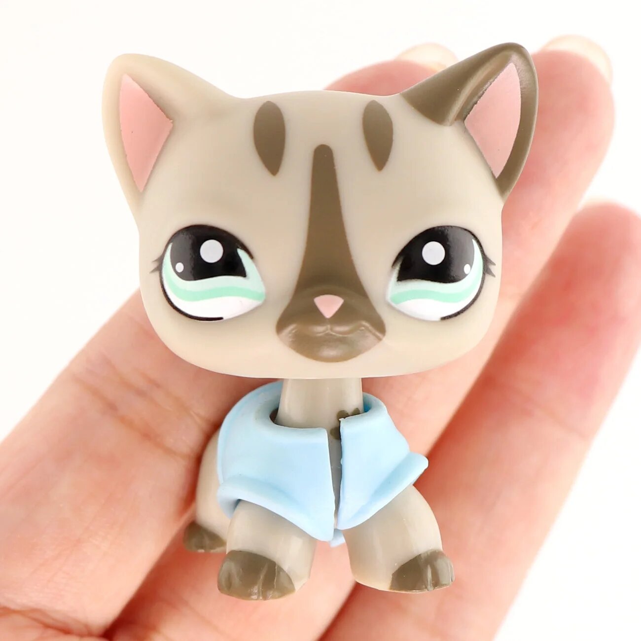 LPS котенок в голубой одежде, Цвет: 1206