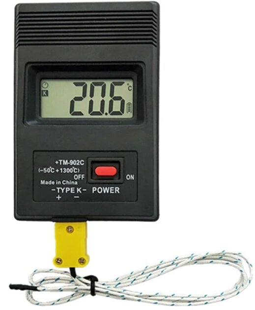 Промышленный термометр ELESAVEE TM-902C