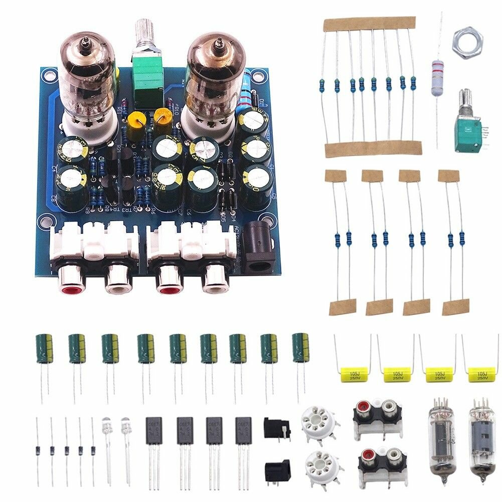 OZ-URJSH Fever предусилитель ламповый 6J1/6J2/6K4DIY комплект стерео модуль потенциометр