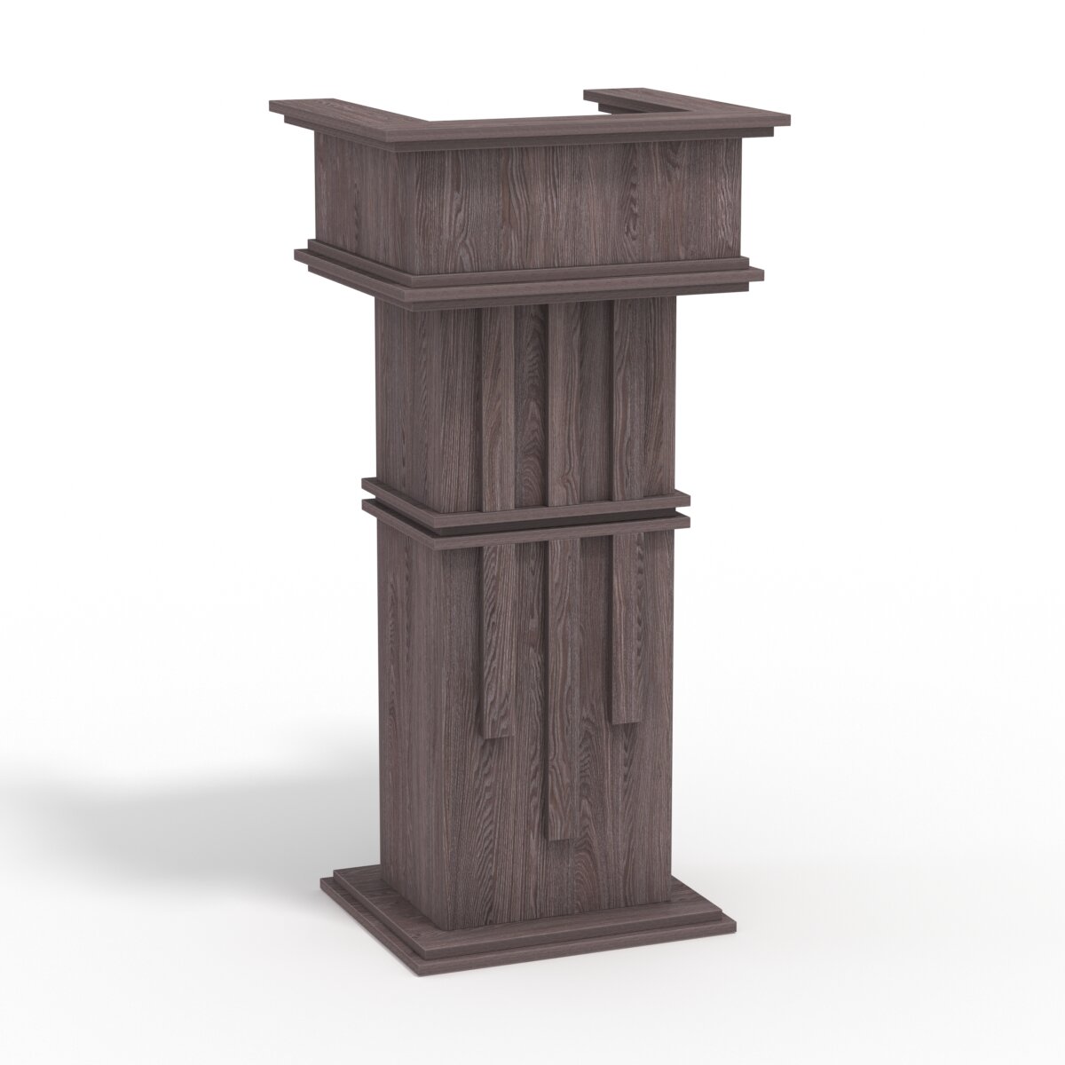 Трибуна "диктор" №66, Ясень Анкор темный - U31105. Производитель товара - компания Westcom.