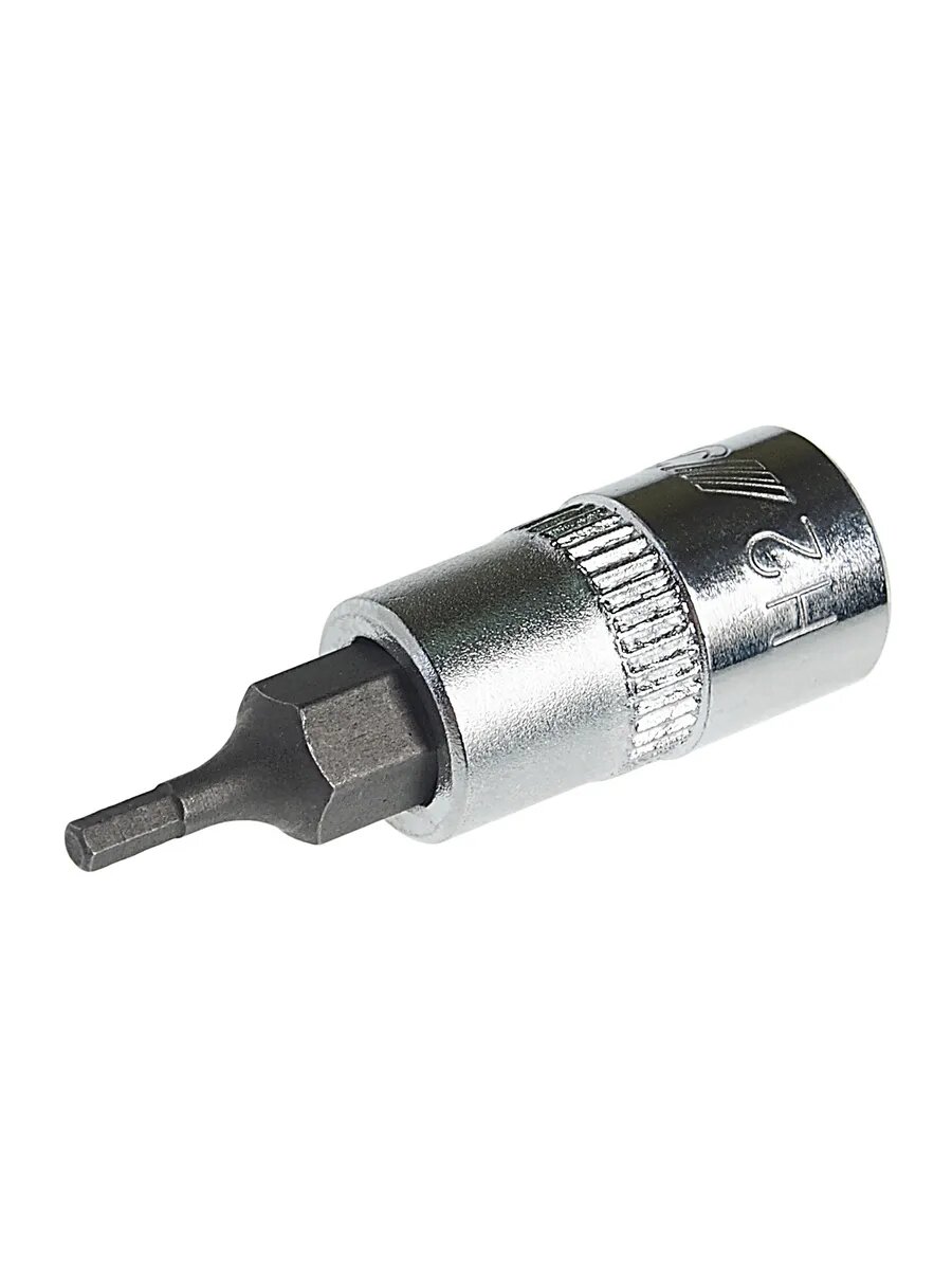 Бита-головка HEX 1/4" х H2, длина 37мм-23602