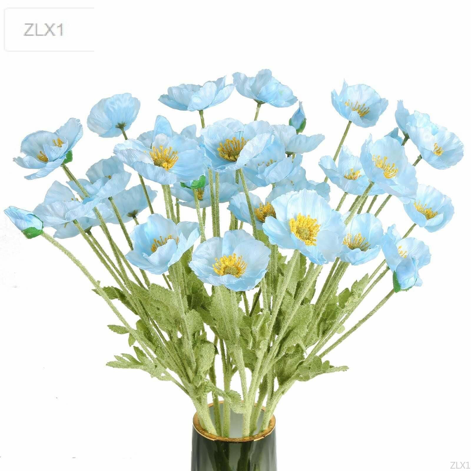 Искусственные Цветы Шелковые Цветы Мака10 СтеблейZLX1