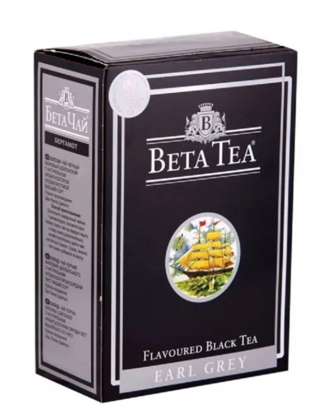 Beta Tea Чай черный листовой Бергамот,100 г