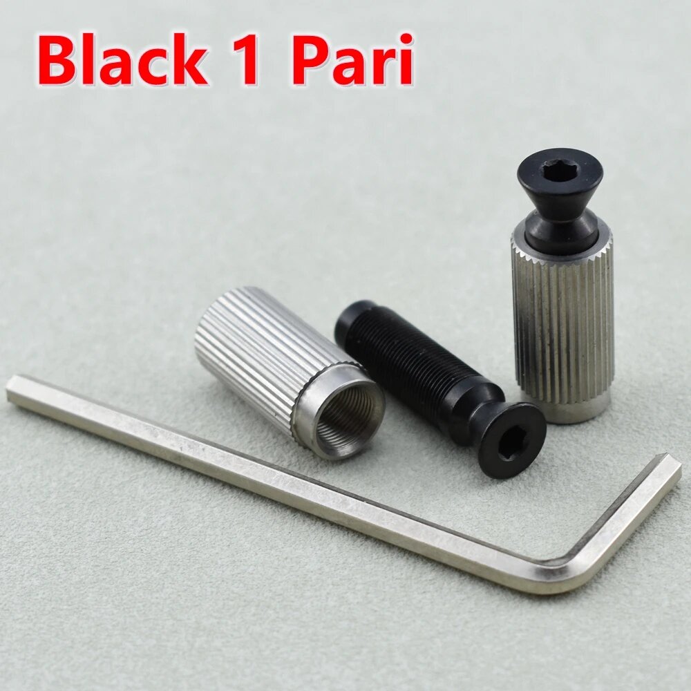 Якорь и шпилька для системы тремоло GuitarFamily 1370 Черный, Black 1 Pari