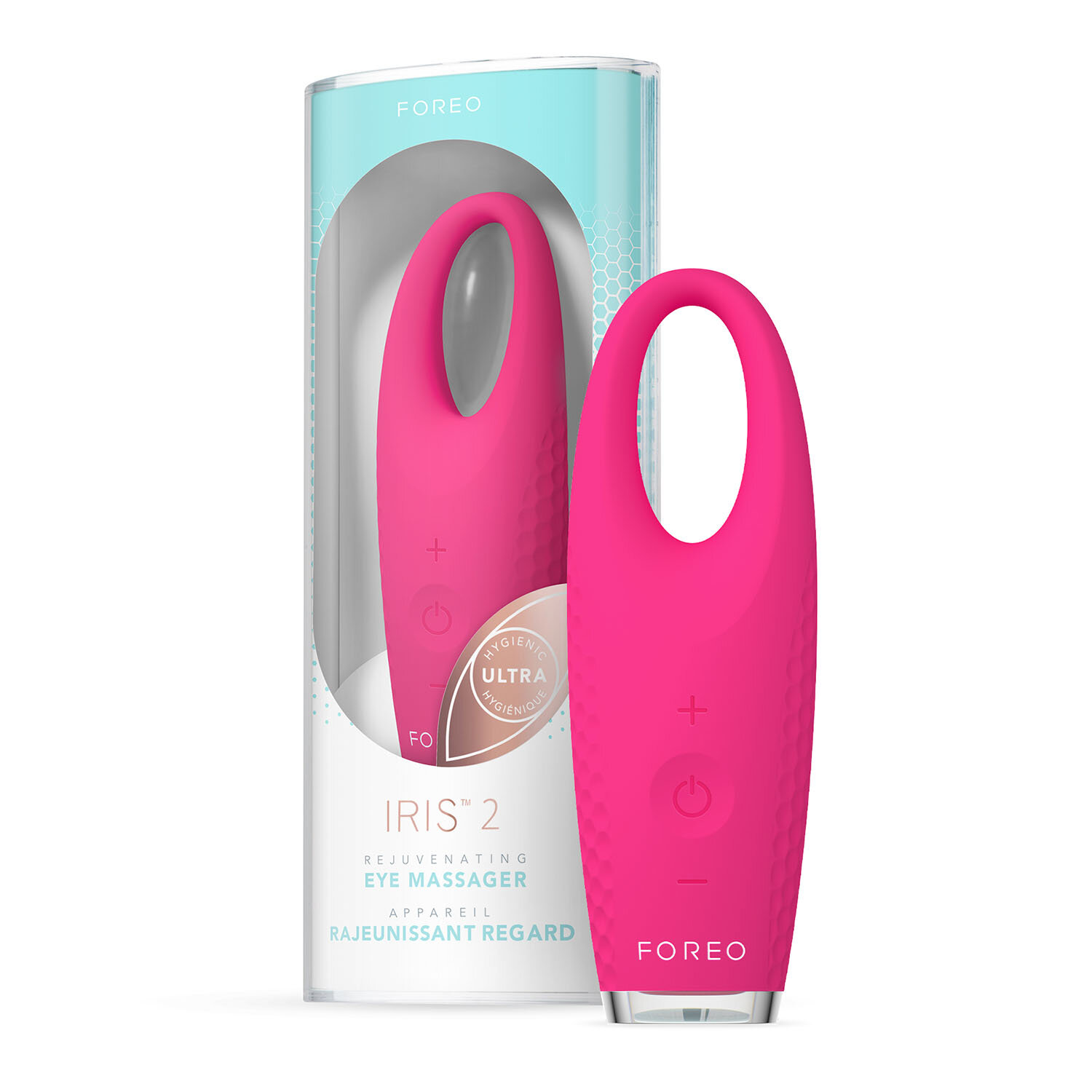 FOREO IRIS 2 Массажер для зоны вокруг глаз от отеков и темных кругов, Fuchsia