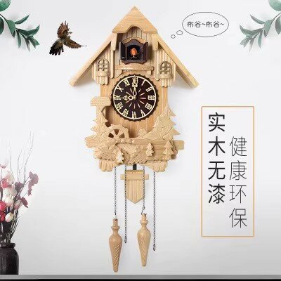 Часы настенные Zhong billion "Кукушка", ручная работа, с боем