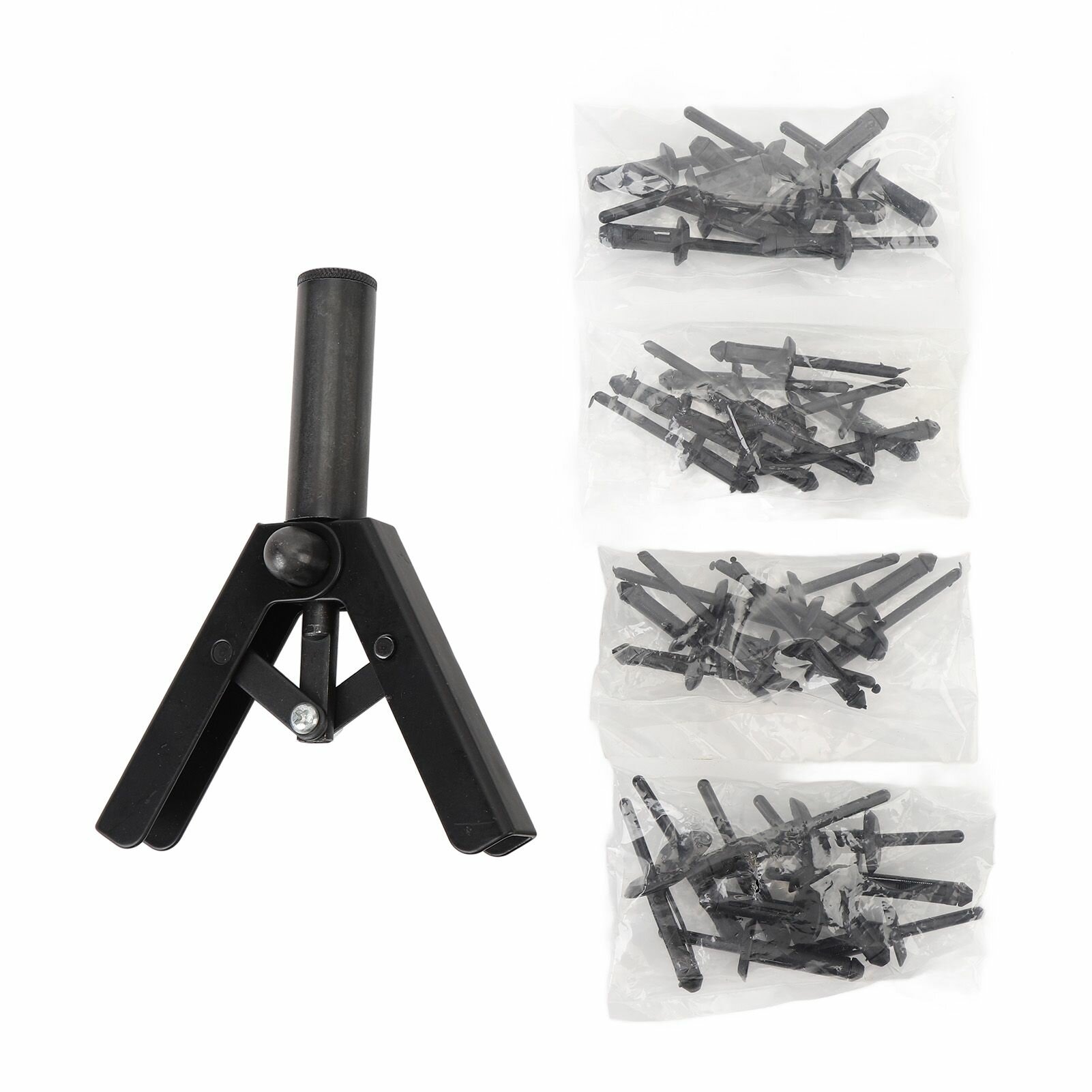 Набор инструментов для заклепки с ручным клепальщиком и заклепками