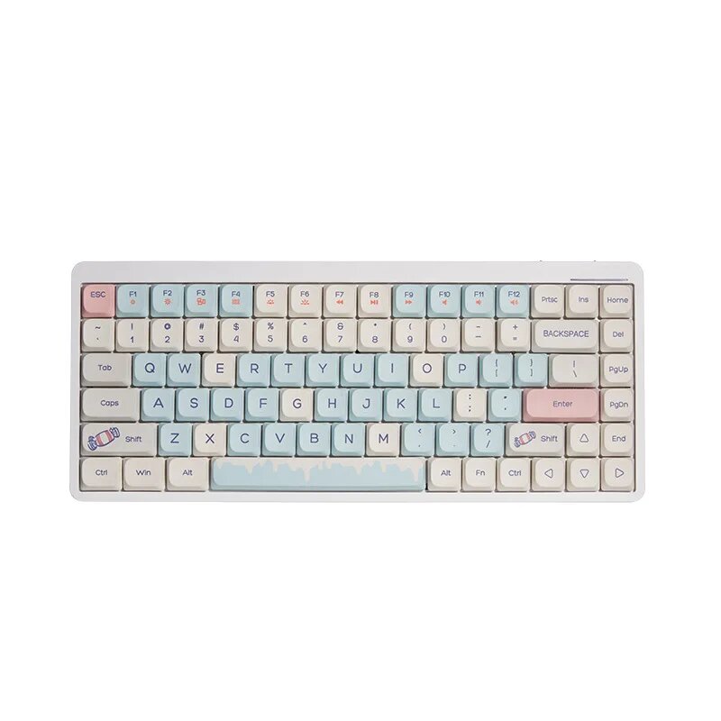 Механическая клавиатура YK75 84 клавиши, Green white light