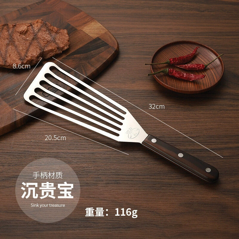 Нержавеющая сталь лопатка для японской кухни, жарки угри, инструмент стейка, пиццы, ручная блинов и жареного теста